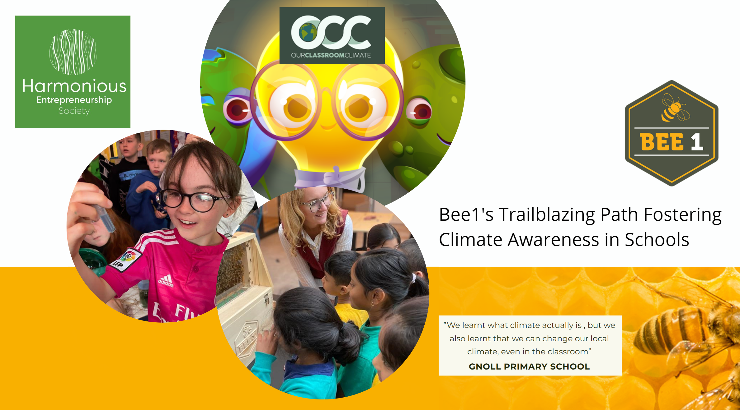 Bee1’s Trailblazing Path Fostering Climate Awareness in School – HES 2020-2025