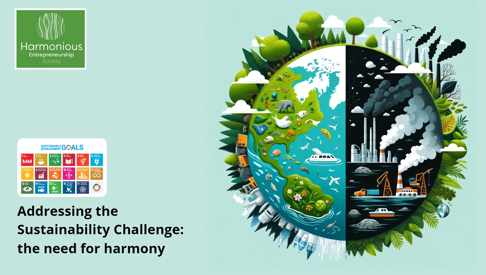 Addressing the Sustainability Challenge: the need for harmony – HES ...